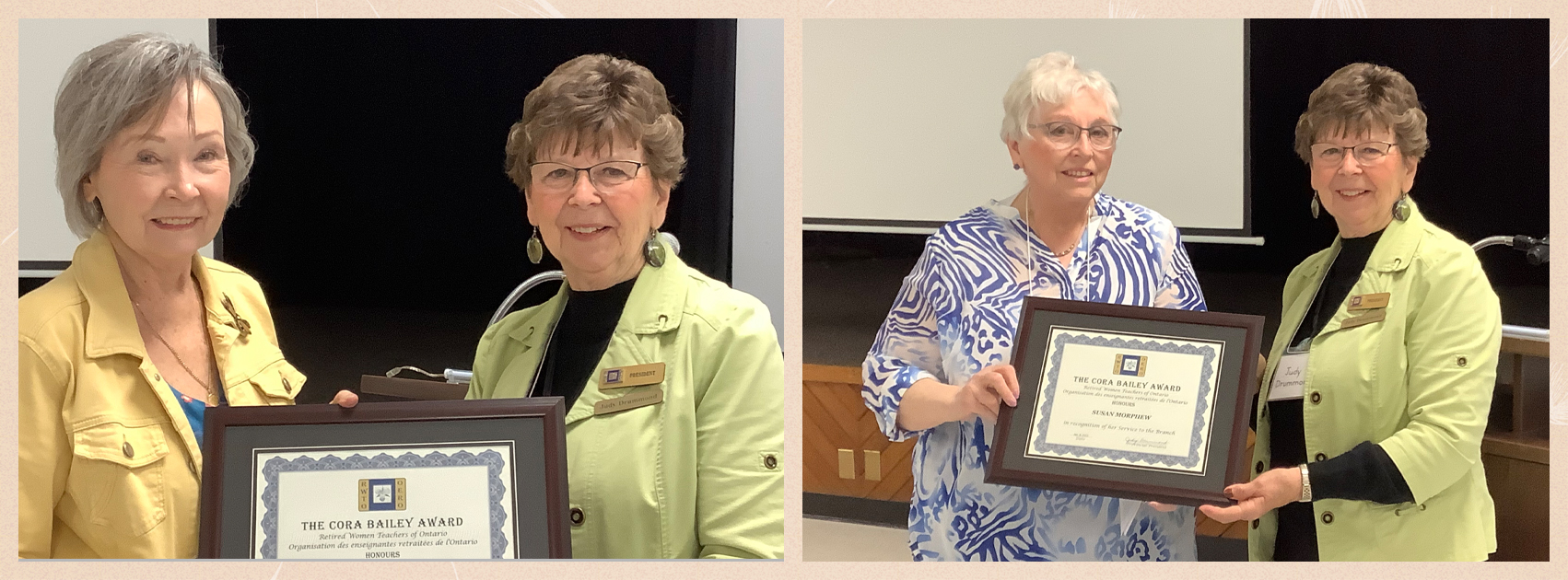 Cora Bailey Awards 2023 : Retired Women Teachers of Ontario – Retired Women Teachers of Ontario ...